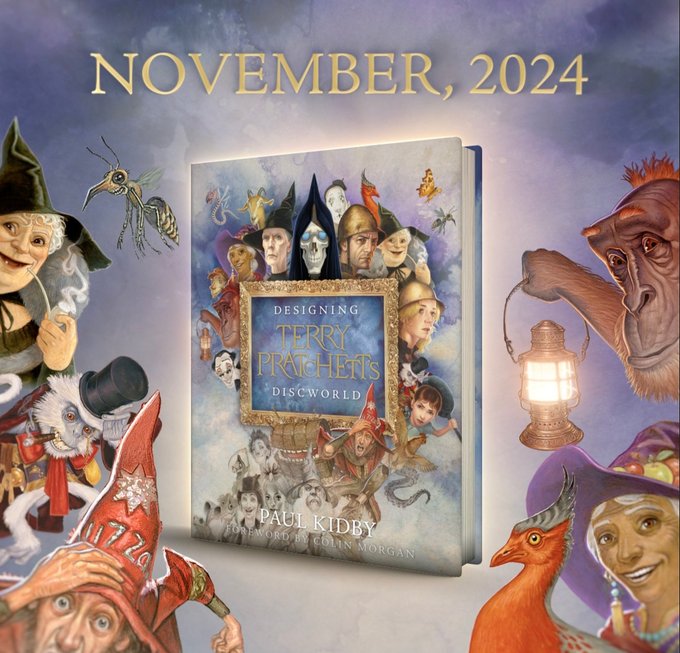 Cover reveal: Designing Terry Pratchett's Discworld. | Terry Pratchett